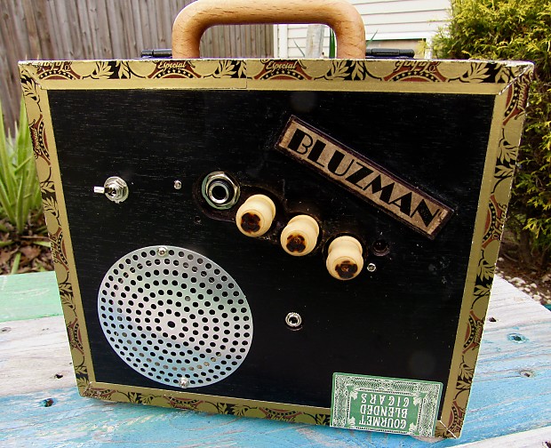 Bluzman "Brown Bomber" Cigar Box Amp / Offers Welcome / (CBG) | Reverb