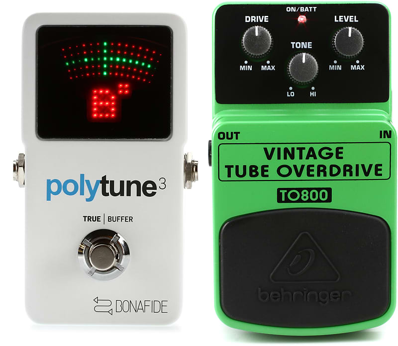 TC Electronic PolyTune 3 Polyphonic LED Guitar Tuner Pedal | Reverb