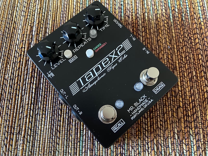 Mr. Black Tapex 2 Stereophonic Tape Echo Pedal | Reverb