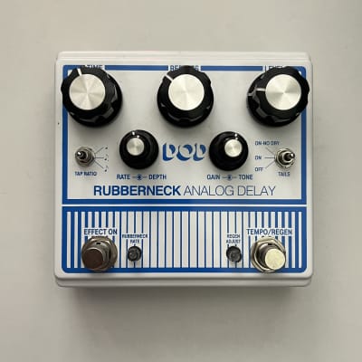 DOD Rubberneck Analog Delay 2010s - White/Blue | Reverb Canada
