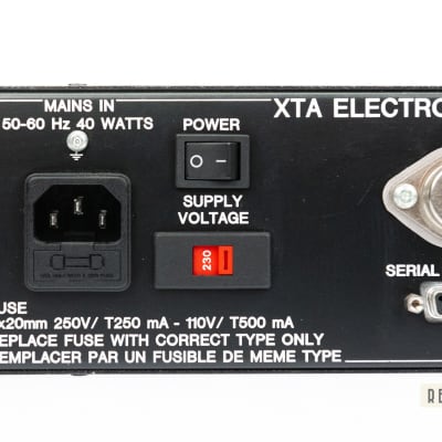 XTA RT-1 Real Time Spectrum Analyser | Reverb