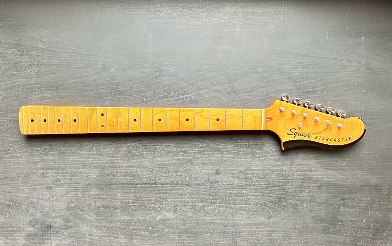 Loaded Squier Classic Vibe Starcaster Maple Neck w/ Tuners | Reverb