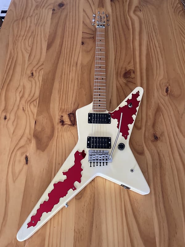 Navigator by ESP Random Star White Akira Takasaki 80s - White | Reverb