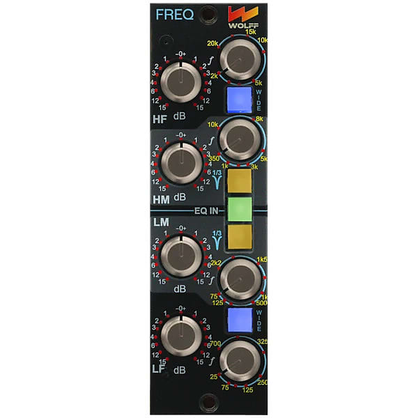 Wolff Audio FREQ 500 series 4 Band Proportional Q Parametric | Reverb