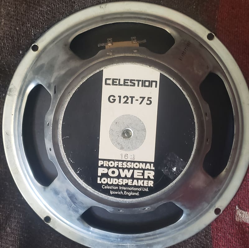 Celestion G12T-75 speaker 16 ohm UK | Reverb