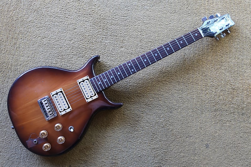 Vintage 1980s Washburn Falcon Raven Guitar MIJ | Reverb France