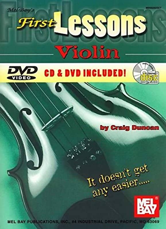 First Lessons Violin Book/CD/DVD (Softcover Book/CD/DVD) Book | Reverb
