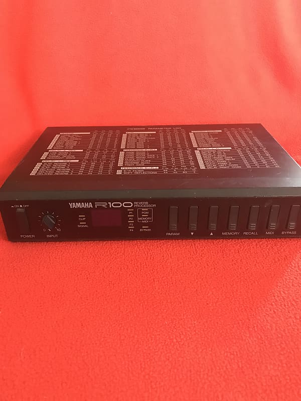 Yamaha R100 Reverb Processor Black | Reverb