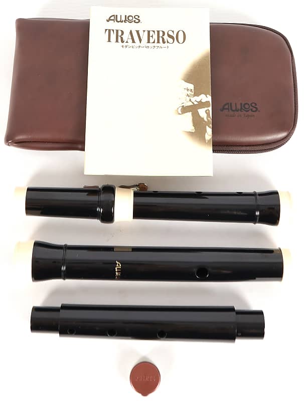 Aulos Japan AF1S Flauto Traverso Baroque Flute w/ Pouch | Reverb