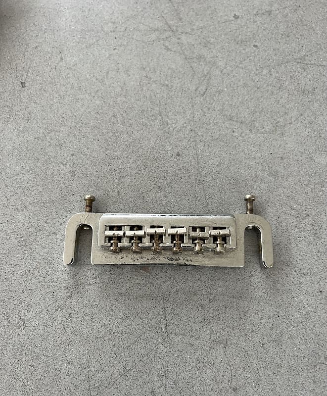 Schaller 455 Wraparound Bridge 1985 - Chrome | Reverb