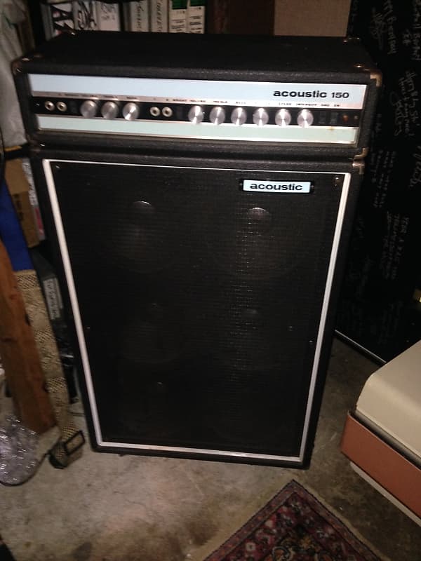 Acoustic ACC 150 and Acoustic 104 6x12 cabinet ca 1972 | Reverb
