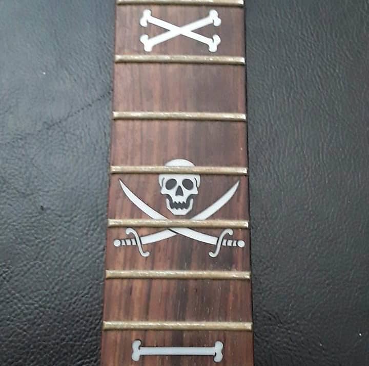 Schecter - Raider - 2006 - Rare - Pirate and Bone Inlay Neck | Reverb