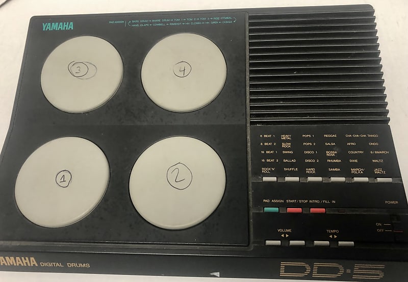 Yamaha DD-5 Digital Drum 1990 | Reverb
