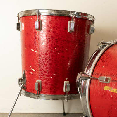 1960s Trixon Telstar Red Croco Drum Set | Reverb