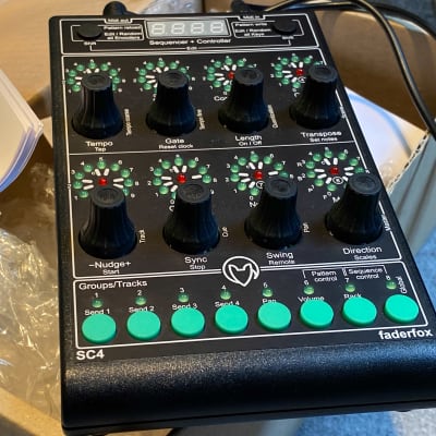 Faderfox SC4 MIDI/CV Sequencer Controller | Reverb UK