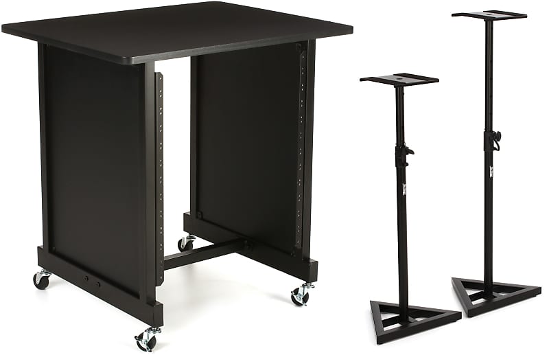 On-Stage Stands WSR7500B Rack Cabinet - Black Bundle with | Reverb
