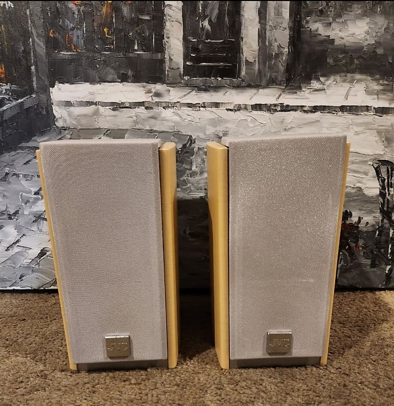 JVC Vintage JVC SP-FSSD550 Bookshelf Speakers 90s | Reverb