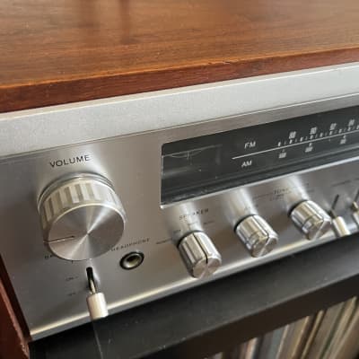 Sony STR-6065 Receiver • Silver Face / Walnut Cabinet • 50WPC | Reverb