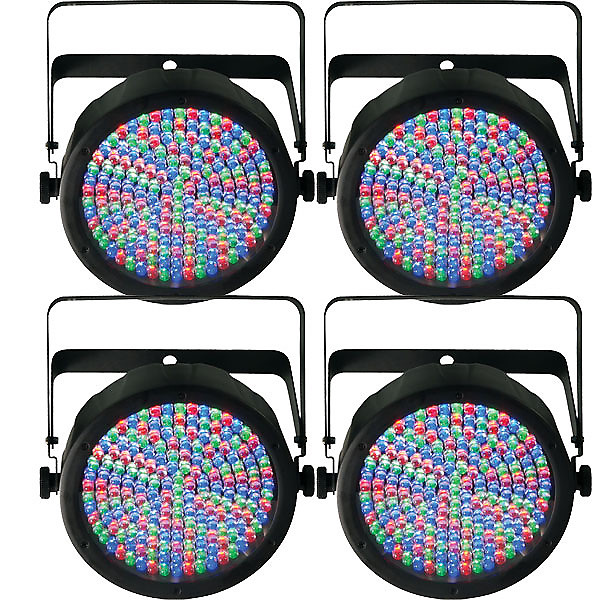 Chauvet SlimPar 64 LED DMX(4 pack) Pro DJ RGB Lighting | Reverb
