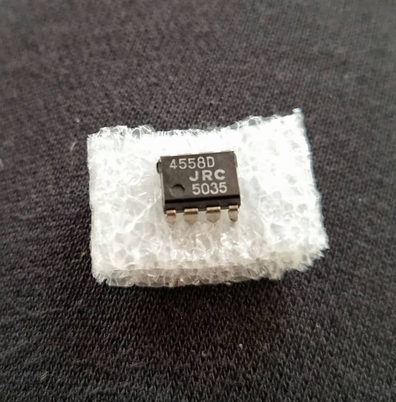 JRC 4558D (vintage op. amp. , made in Japan , from 1985) | Reverb