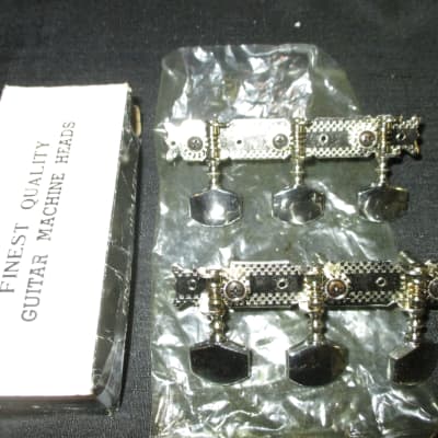 1960s 70s Harmony Kay Slotted Headstock Strip Tuners | Reverb