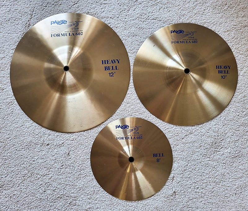Paiste Classic Formula 602 (Blue Label) Bell Set: 12" Heavy | Reverb