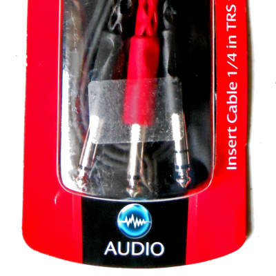 HOSA STP-202 2m - Audio Insert Cable 1/4 in in TRS to Dual | Reverb