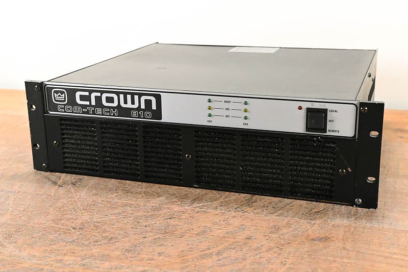 Crown Com-Tech 810 2-Channel Power Amplifier CG008SA | Reverb