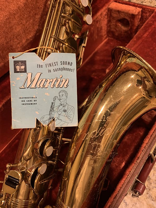Vintage MARTIN INDIANA 1959 Eb Alto Saxophone | Reverb