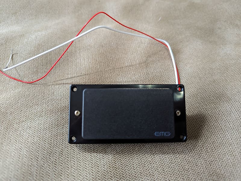 EMG 60 Pickup With Neck Pickup Ring & Gold Screws | Reverb