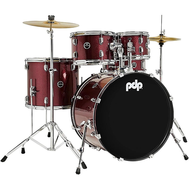 PDP Encore Complete 5-Piece Drum Set With Chrome Hardware and | Reverb