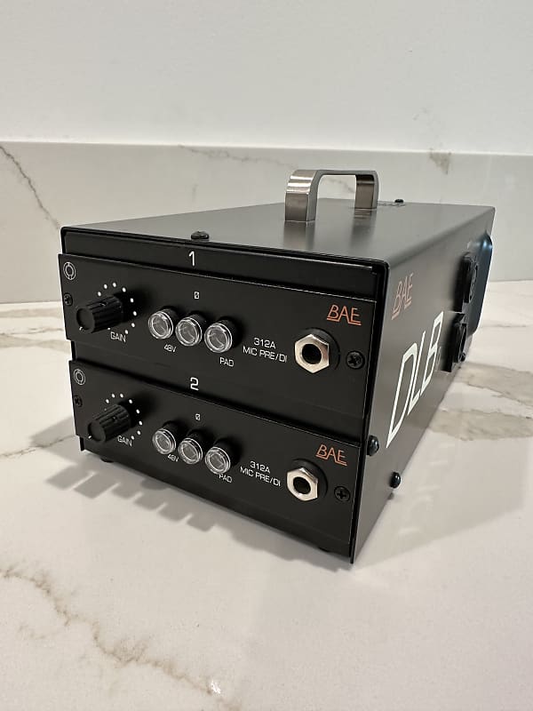 BAE Audio (2) 312a Mic Pre Pair + DLB Fully Loaded | Reverb