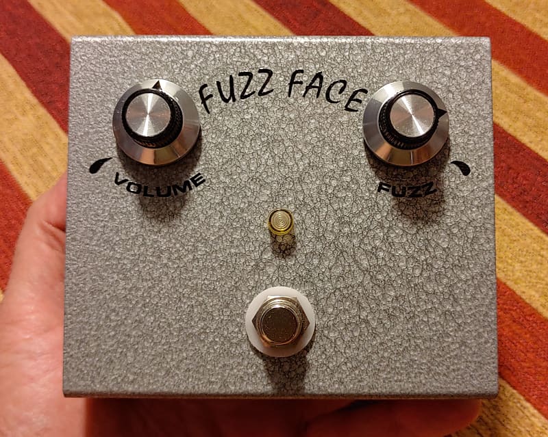 Germanium Square Face (FuzzFace) in Hammerite Gray | Reverb Australia