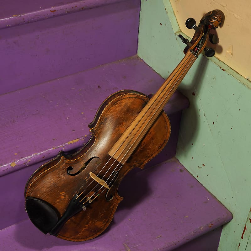 1880s Joseph Kloz Copy 4/4 German Violin Fiddle (VIDEO! Fresh | Reverb