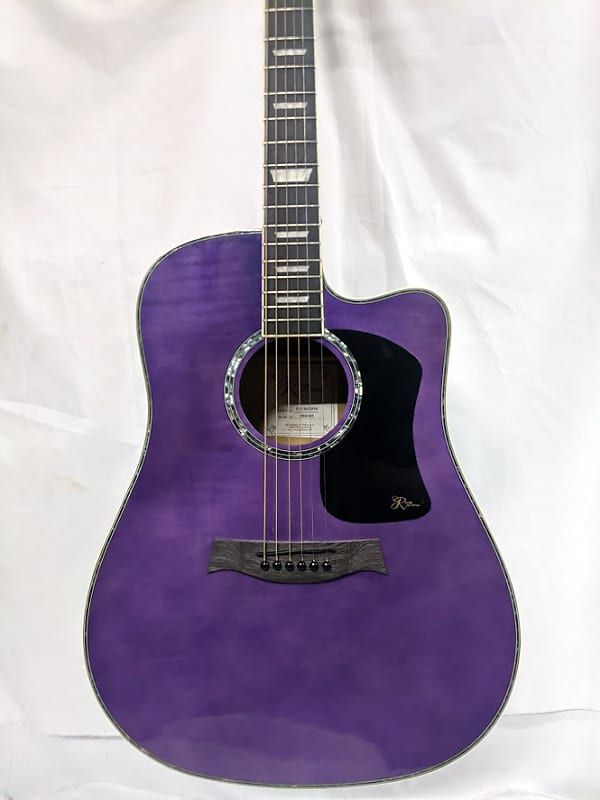 Rango F41-8410PP Classic Acoustic Guitar - Purple | Reverb