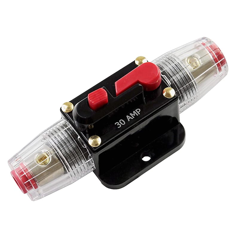 Absolute ICB30 4/8 AWG 30 Amp in-line Circuit Breaker with | Reverb