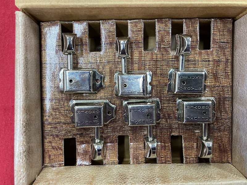 Vintage Grover Tuners: 133N6 (6 on one side) "Grover Deluxe" | Reverb