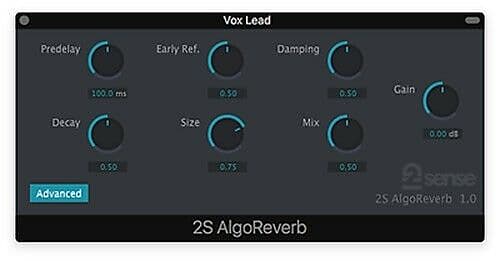 New 2nd Sense Audio AlgoReverb Reverb Plugin Software -Mac/PC | Reverb