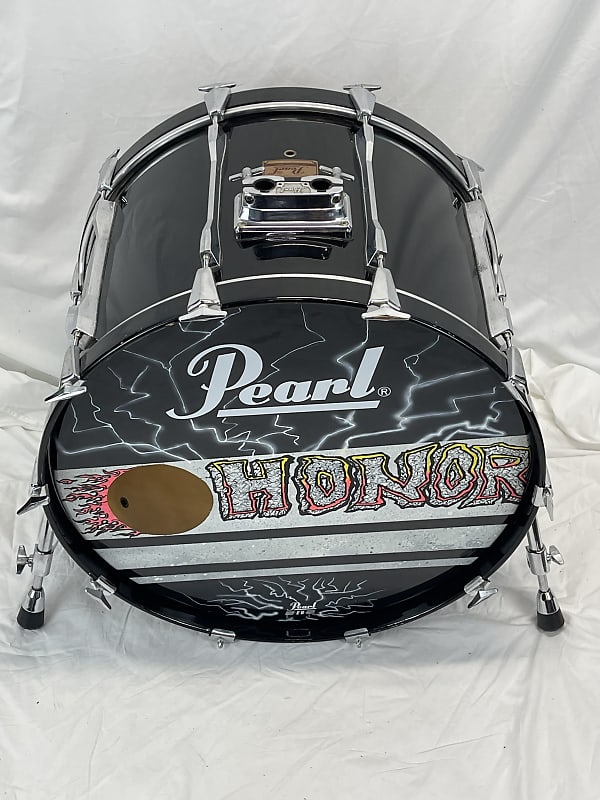 Pearl MLX 16x24 All Maple Bass Drum 1990’s Piano Black | Reverb