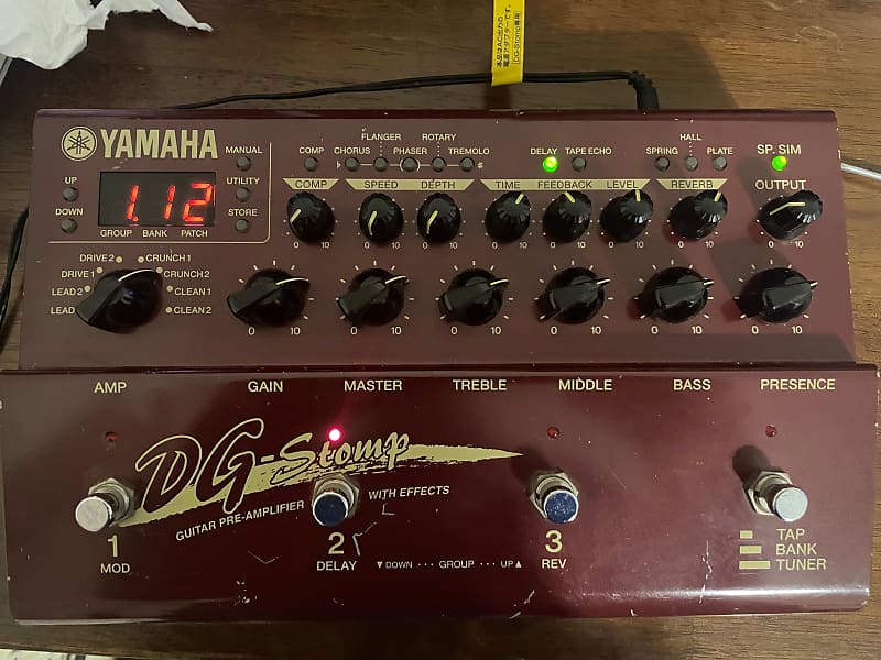 Yamaha DG Stomp Guitar Preamp Multi Effects Processor Pedal + | Reverb