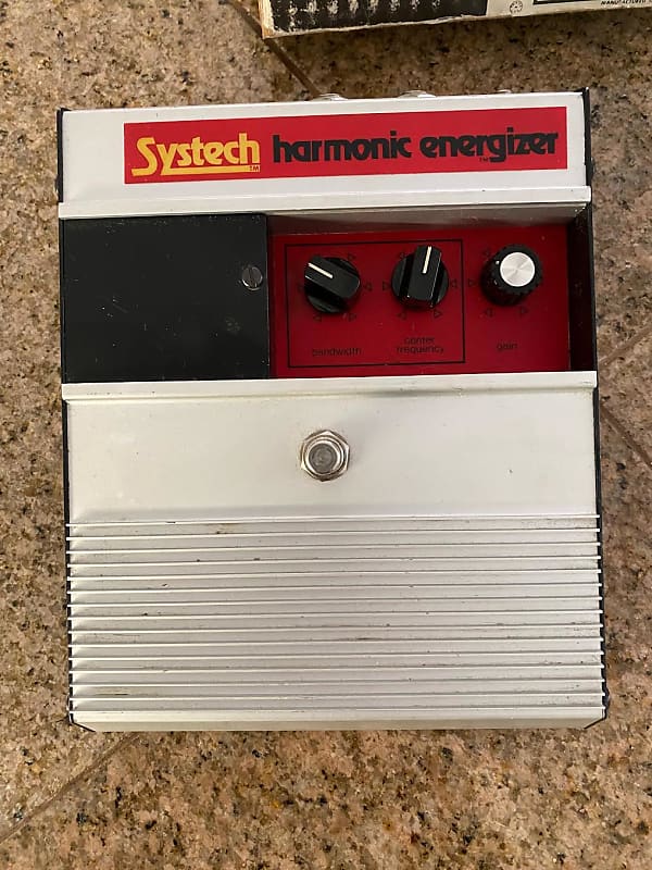 Vintage Systech Harmonic Energizer pedal in the original box, | Reverb