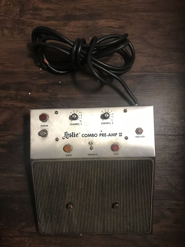 Leslie Preamp model 2 1970 - Chrome | Reverb