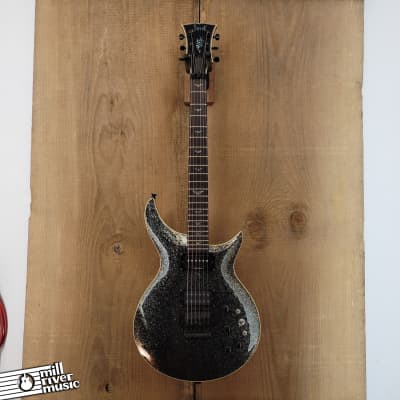 Jarrell Guitars JZS-1F Star Dust Black Sparkle Floyd Rose | Reverb