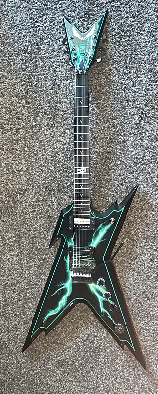 Dean Dime razorback razor slmebolt electric guitar Floyd rose | Reverb