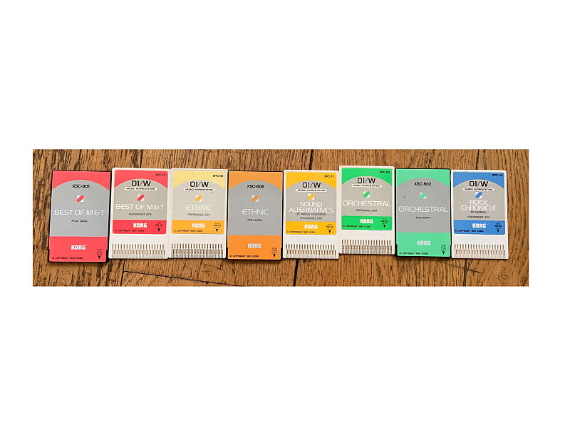 Korg 01/W 1991 PCM Cards | Reverb