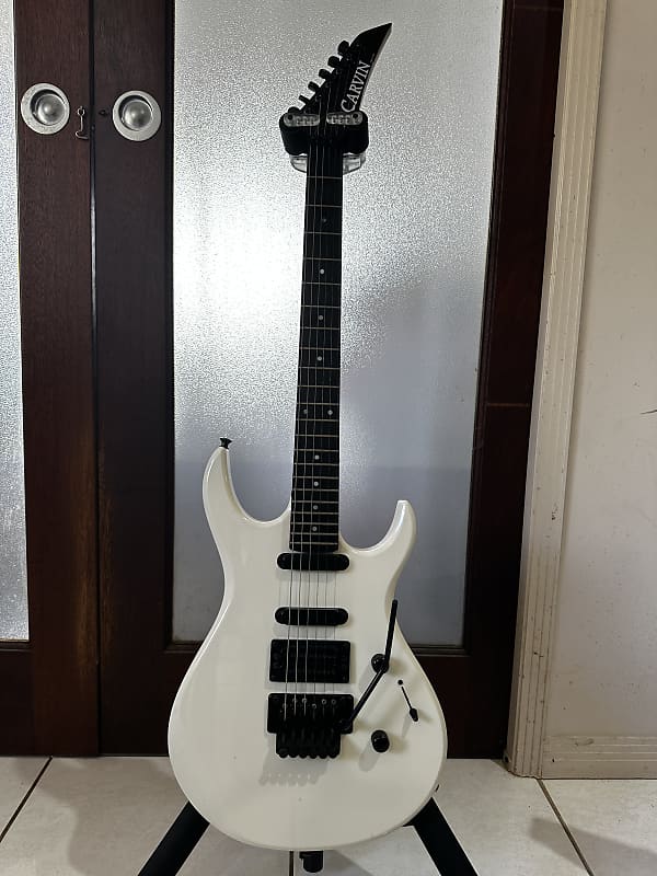 Rare Carvin BC130 1990 - White | Reverb