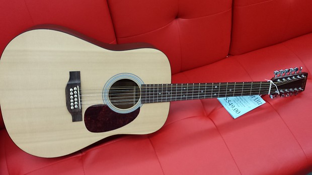 Martin D12-1 12 string Dreadnought solid top w/case | Reverb