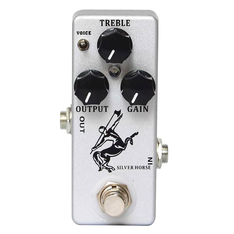 Ymuze Mini Silver Horse Effect Pedal Overdrive Pedal For | Reverb
