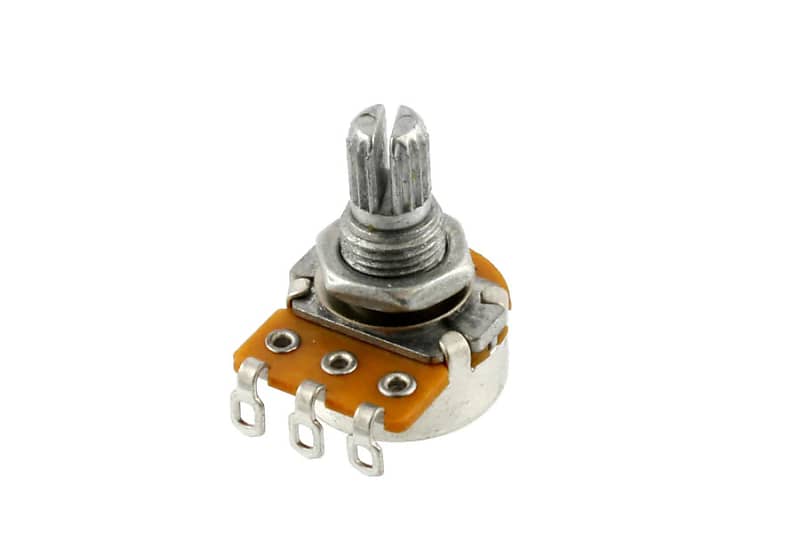250K OHM Mini Knurled Split Shaft Audio Potentiometer | Reverb