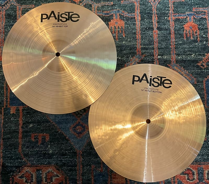Paiste Prototype 2002 14" Hi-Hat Cymbals | Reverb